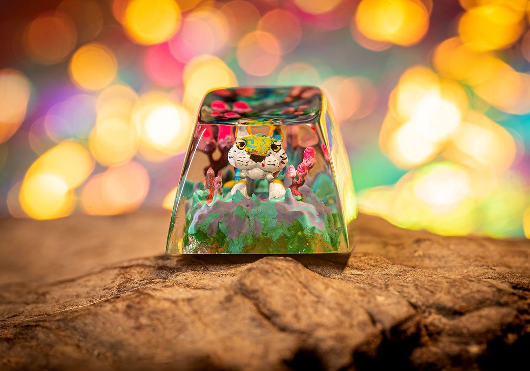 Saber Tooth Tiger Resin Keycap, the Croods Artisan Keycap, Chunky ESC ...