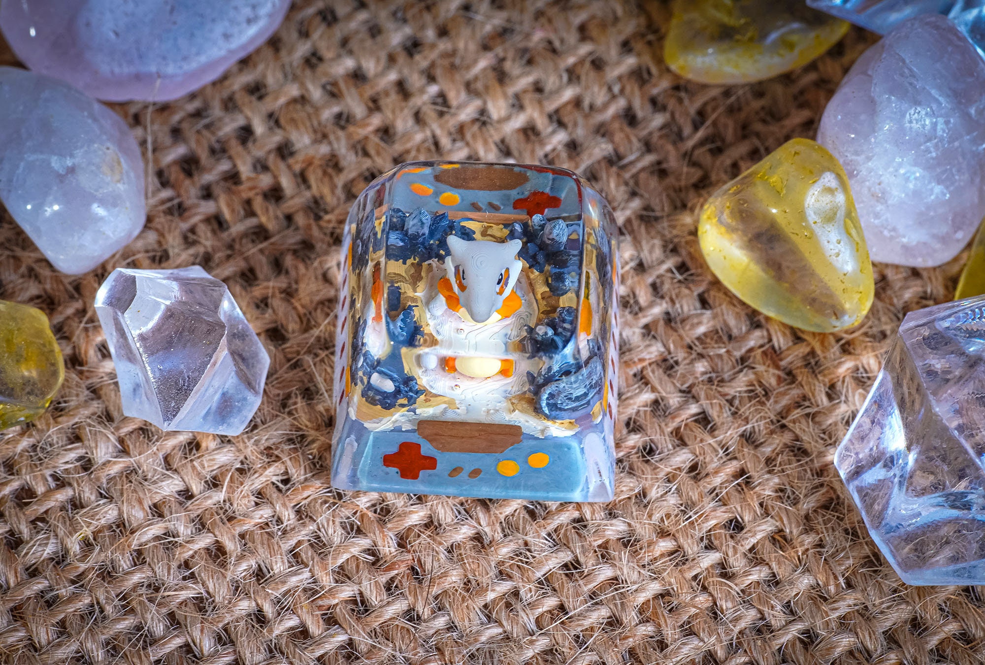 Cubone Pokemon Resin Keycap, Anime Artisan Keycap, Cubone Pokemon ESC ...