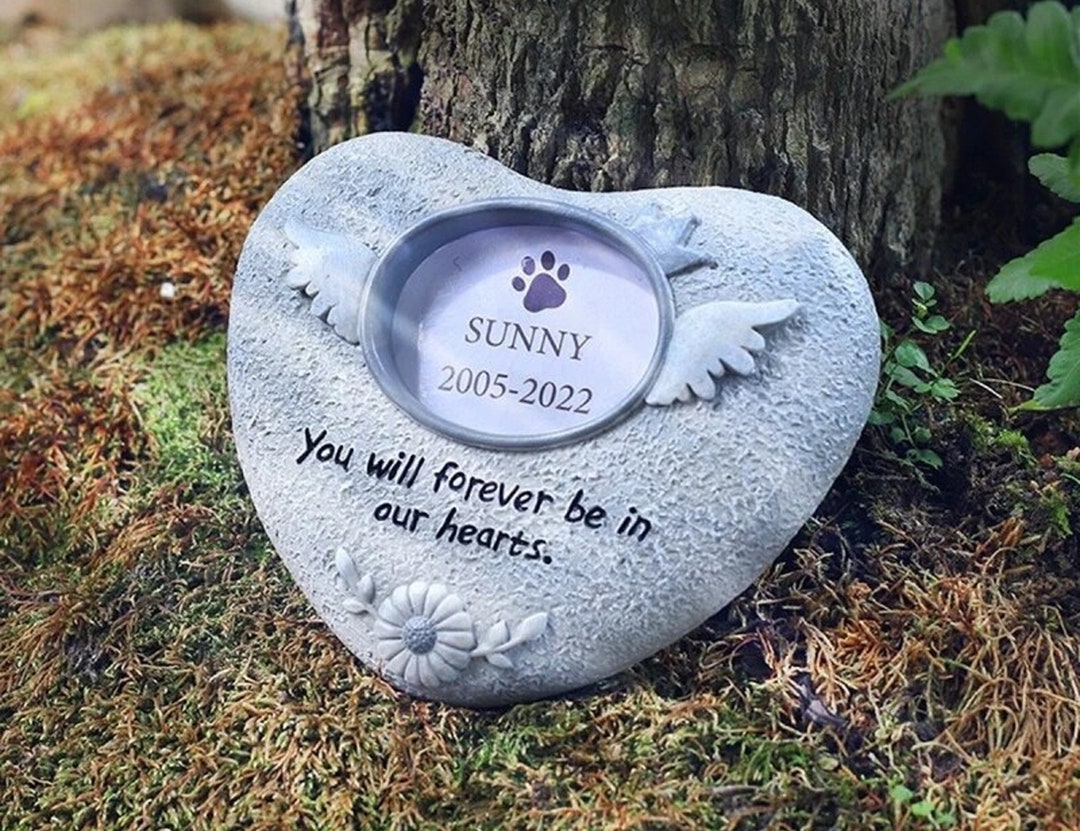 Pet Remember Stone Pet Tombstone Pet Gravestone Cat Garden - Etsy