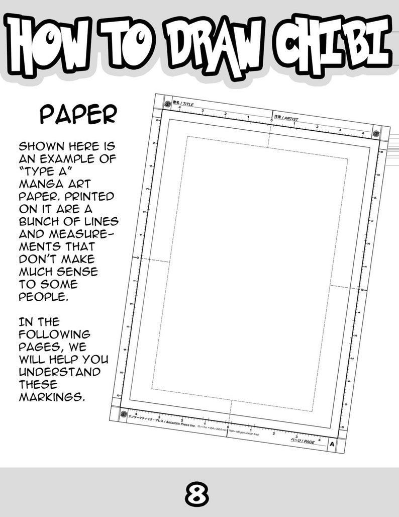 How to Draw Chibi Manga anime Style English Learn to Draw - Etsy