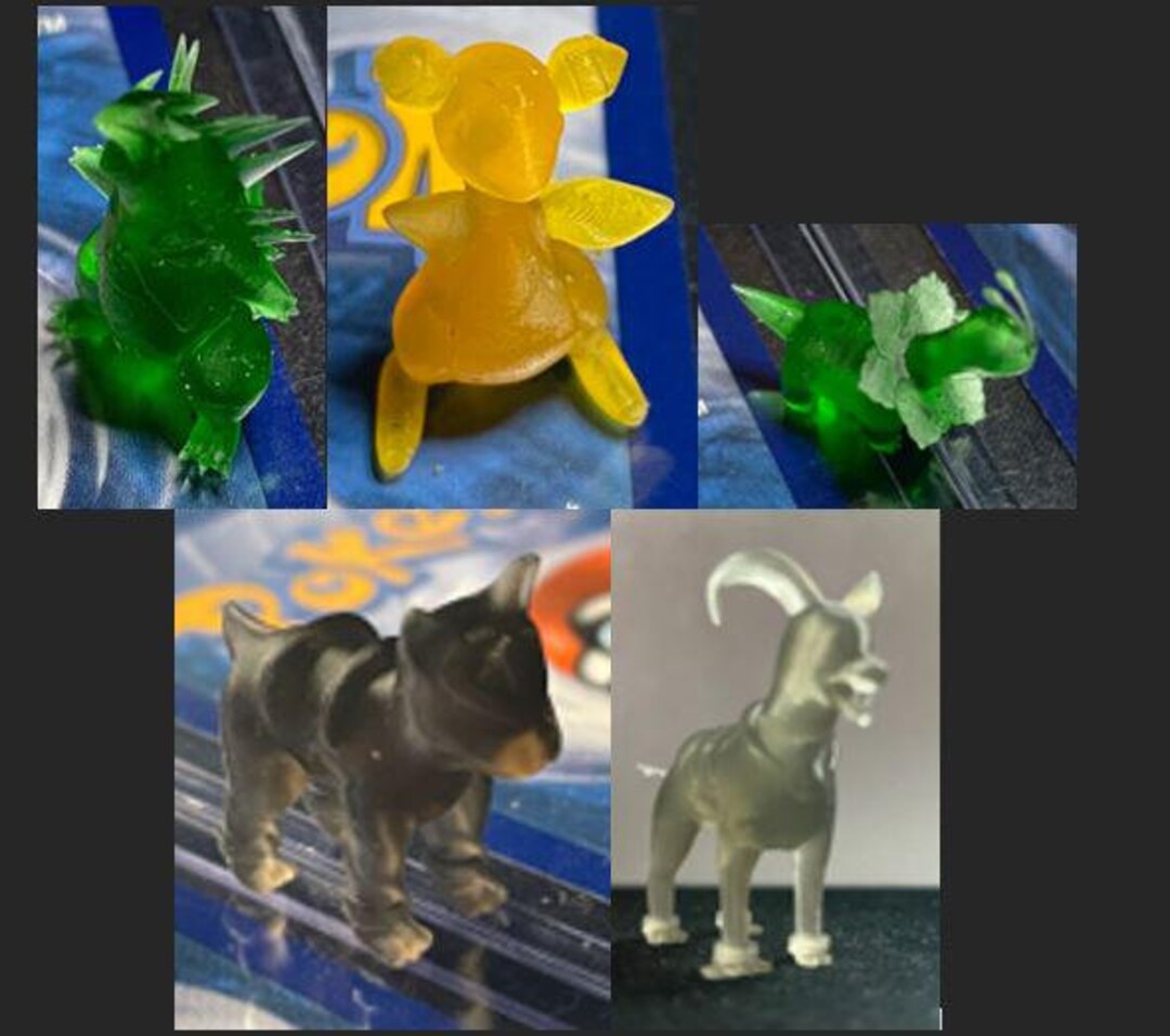 Pokémon Johto Group1 Crystal Color Figure | 3D Printed | Tyranitar ...