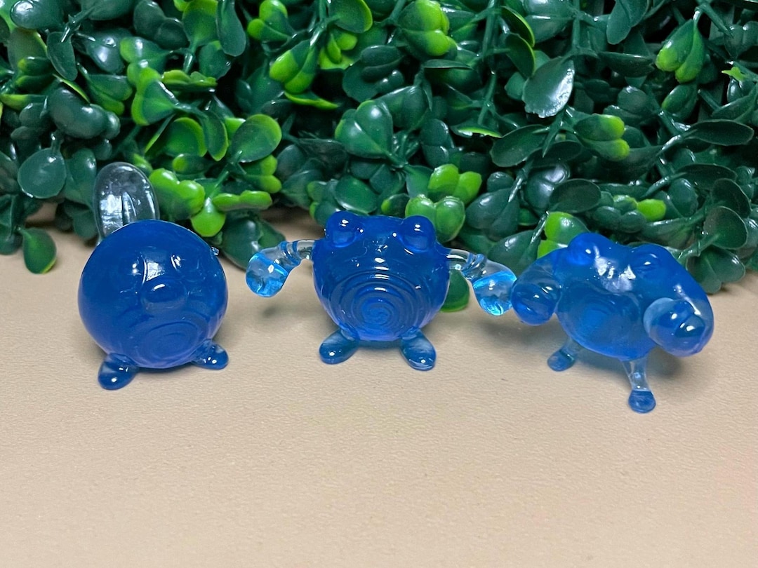 Pokémon Crystal Color Figure| Poliwag, Poliwhirl, Poliwrath| Free ...