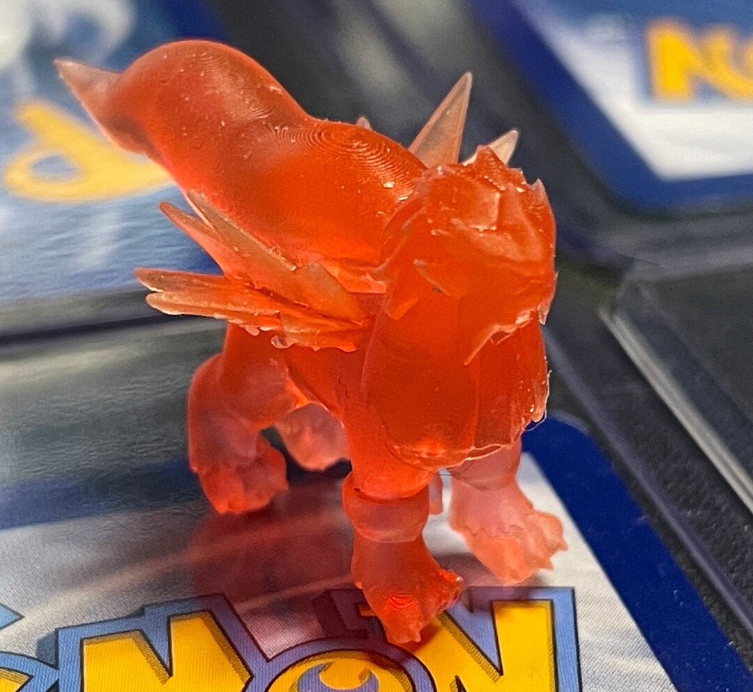 Pokémon Crystal Color Figurine Entei legendary Pokemon Pokemon ...