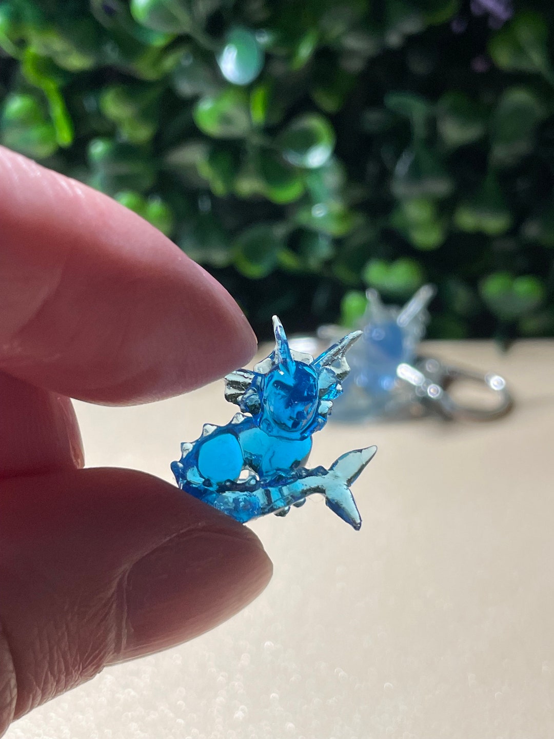 Pokémon Crystal Color Figurine Vaporeon Eeveelution Pokemon Gift Desk ...