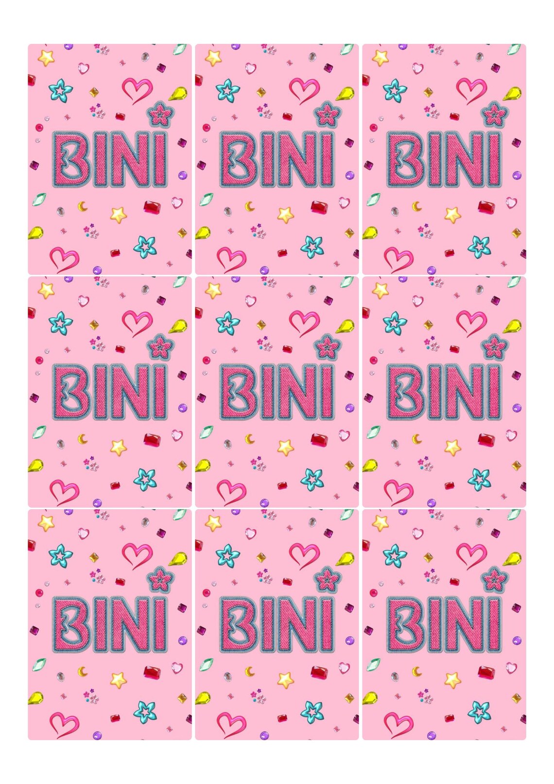 BINI PHOTOCARDS L PRINTABLE L Ready to Use - Etsy