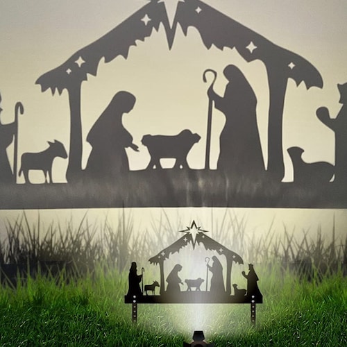 Nativity Scene Projector for Christmas Outdoor Lighting by - Etsy