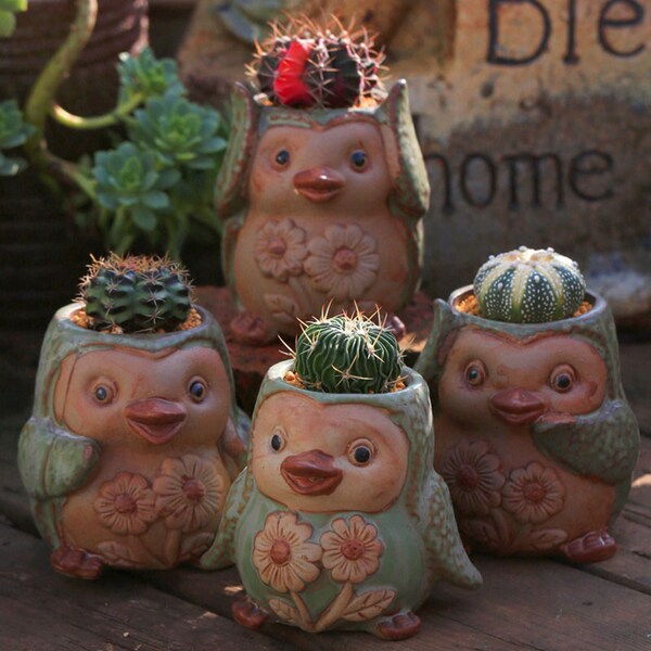 Penguin Plant Pot - Etsy