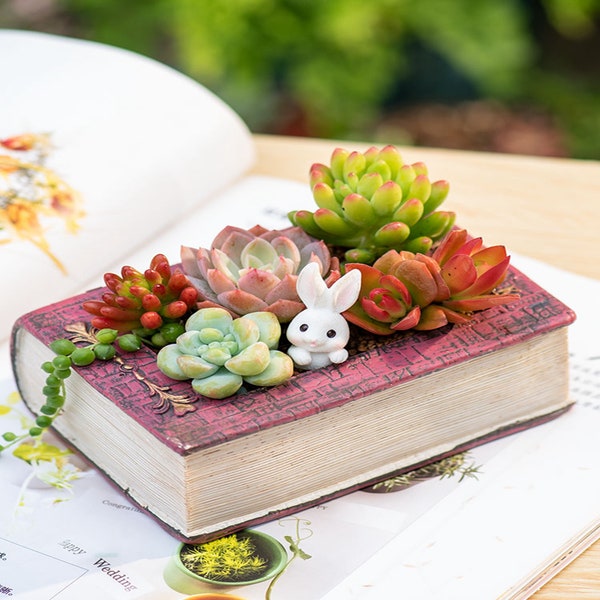 Book Planter - Etsy