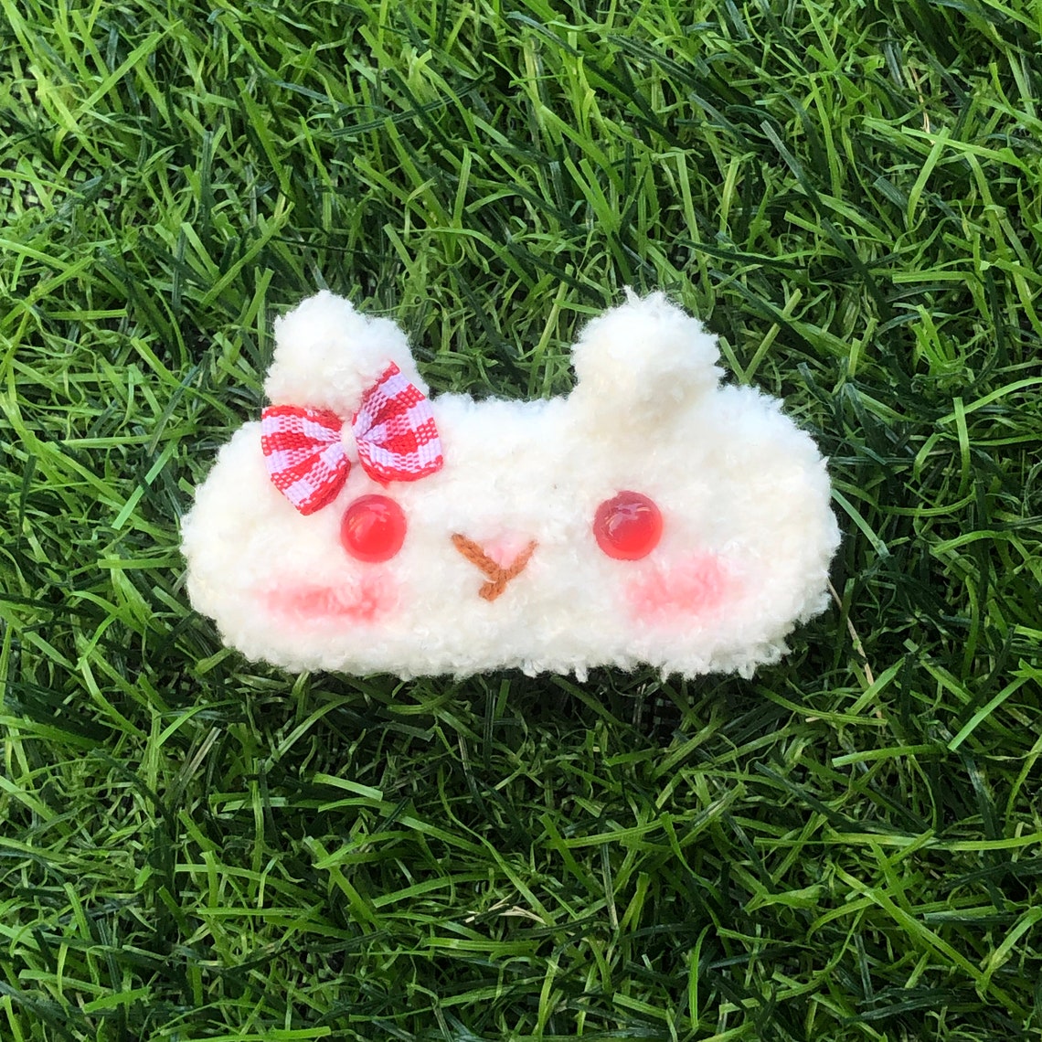 Cute Crochet Handmade Fluffy Crochet Hair Clips Animal - Etsy