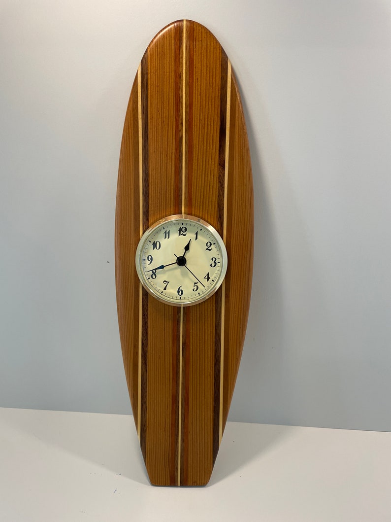 Matte Finish Surf Board Clock - Etsy