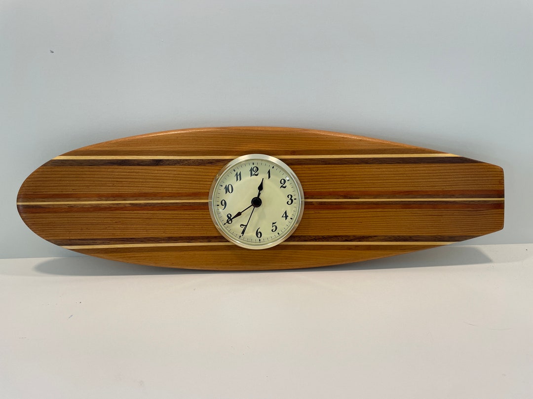 Matte Finish Surf Board Clock - Etsy