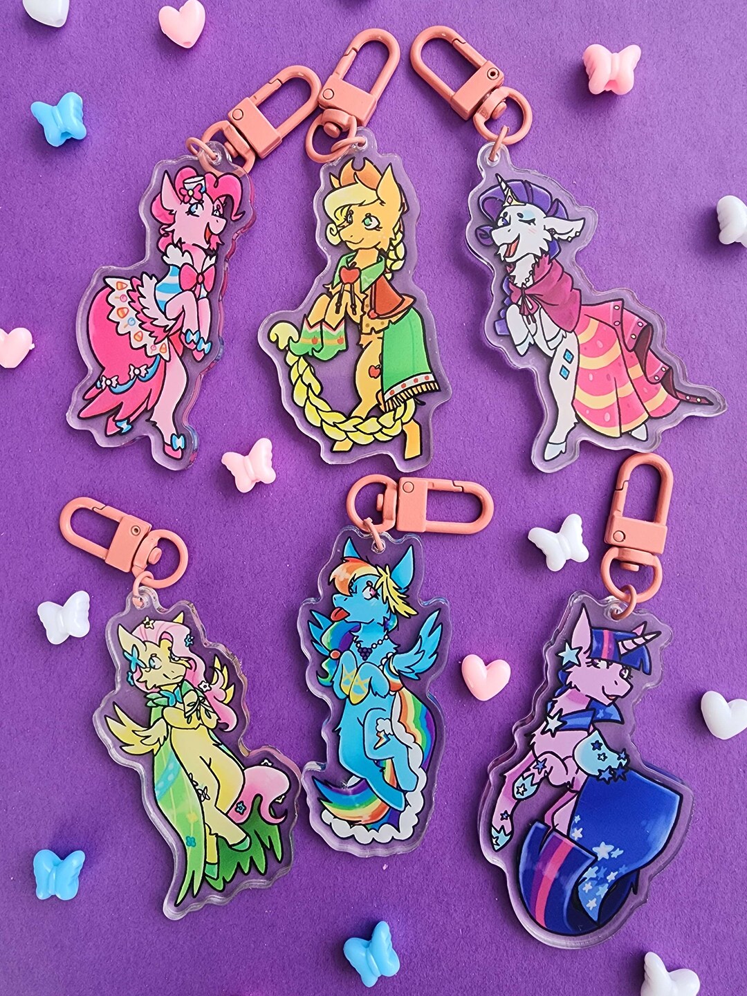 My Little Pony Gala Themed Keychains! - Etsy