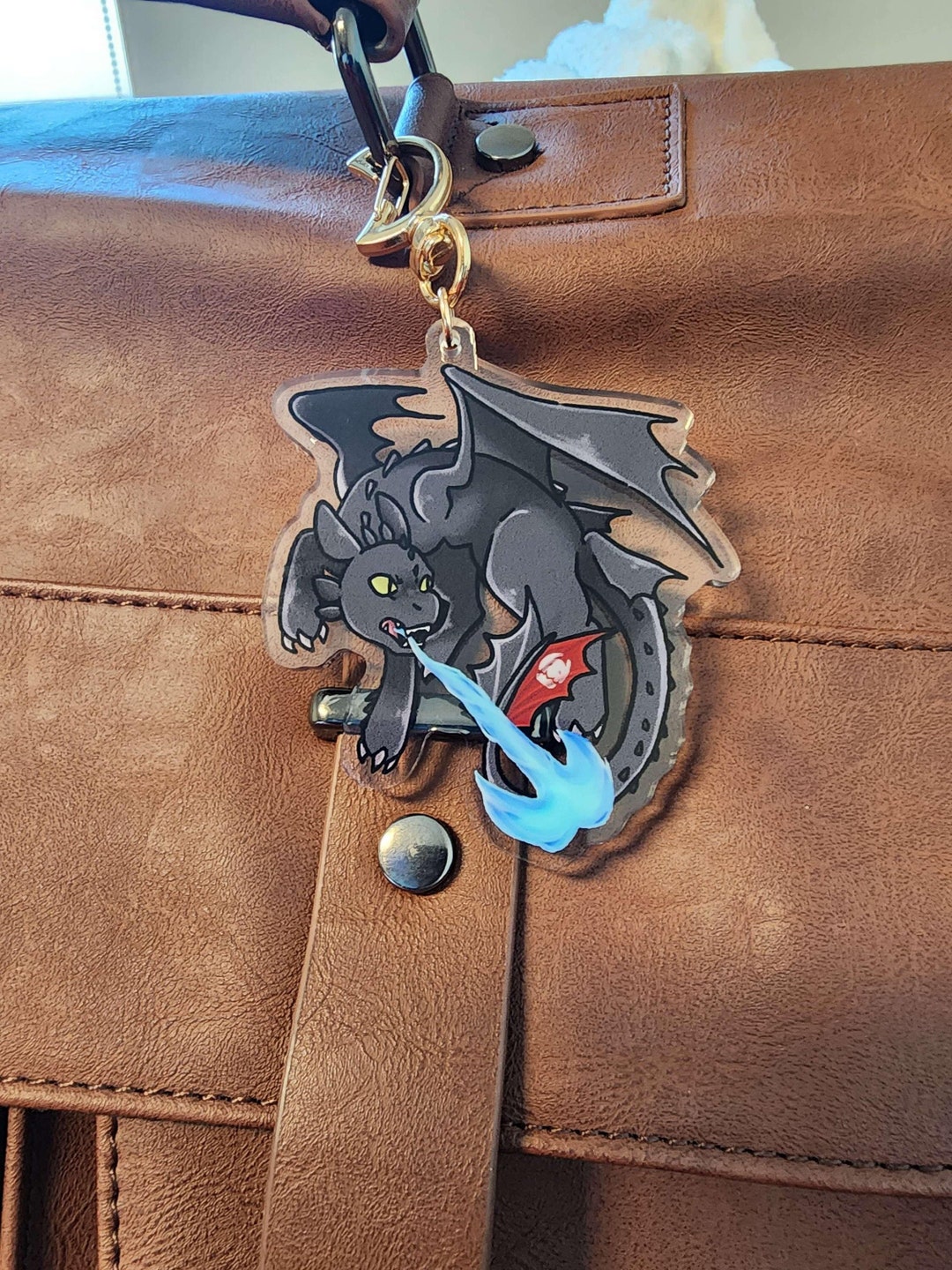 Toothless Acrylic Keychain (how to Train Your Dragon) - Etsy