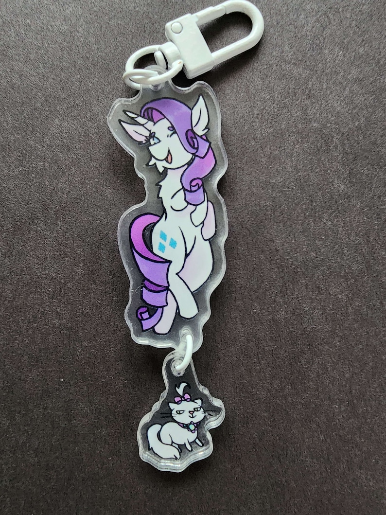 MLP Hanging Keychains (my Little Pony, Pinkiepie,rarity,fluttershy ...