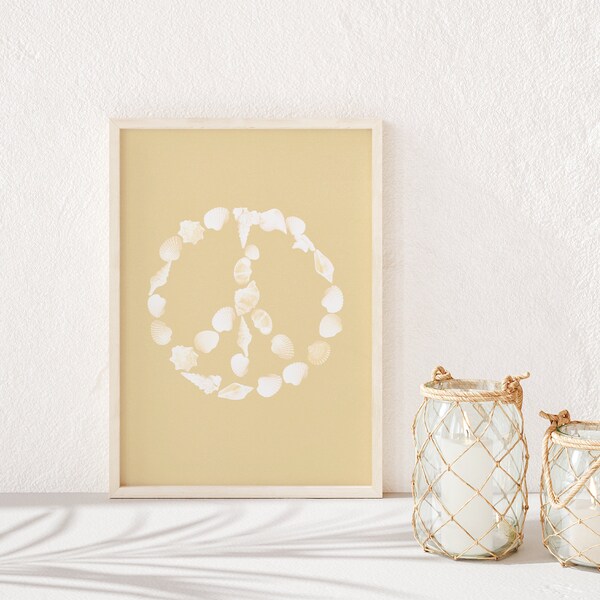 Coastal Peace Sign - Etsy