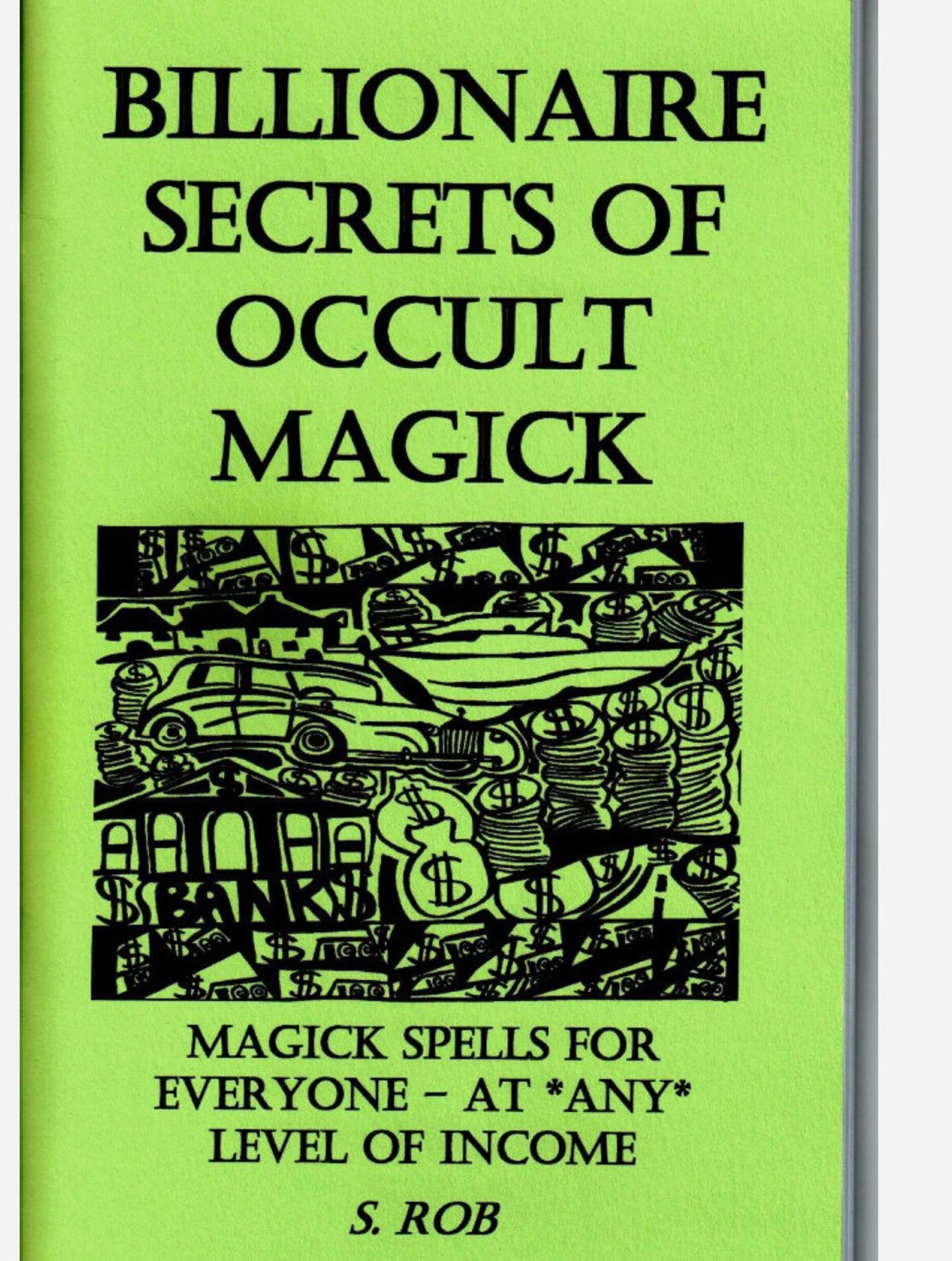 BILLIONAIRE SECRETS of Occult MAGICK Book by S. Rob Money Magic - Etsy ...