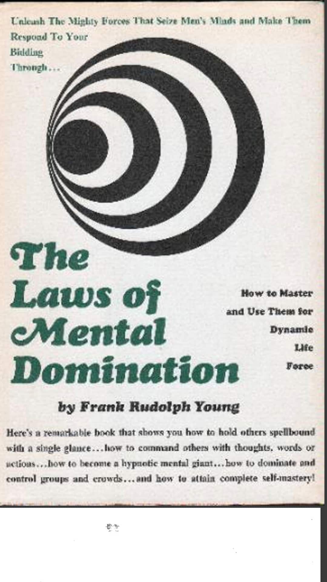 The Laws of Mental Domination- by Frank Rudolph Young-pdf - Etsy