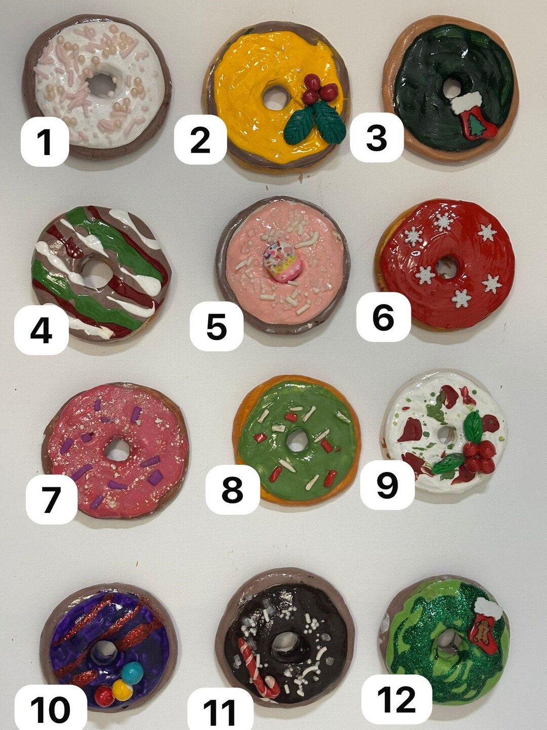 Donut Pop Art Sculpture, Colorful, Wall Art, Christmas Gift, Food Art ...