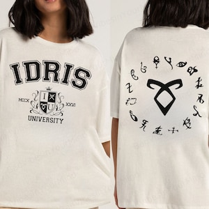 Idris University Sweatshirt Shirt, Shadow, Bookish Shirt, City of Bones ...