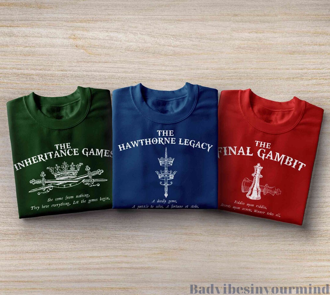 Inheritance Games T Shirt, Hawthorne House Shirt, Inheritance Games ...