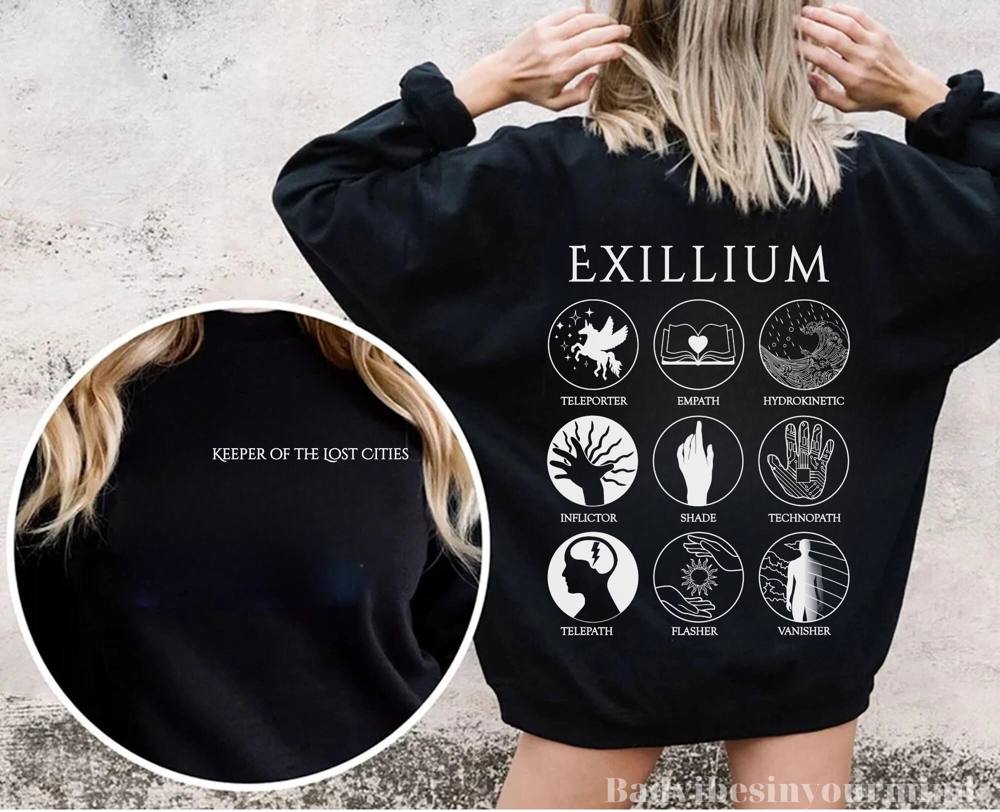 Keeper of the Lost Cities Symbols Shirt, Team Foster-keefe, Foxfire ...