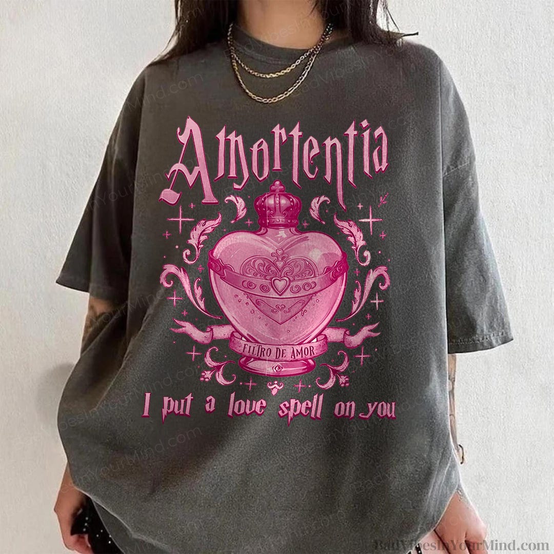 Amortentia Love Potion Shirt, Wizard Shirt, Universal Fan Shirt ...