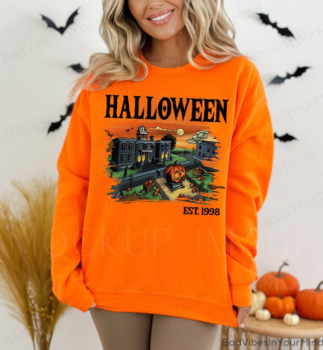 Halloweentown Sweatshirt, Vintage Halloween Sweater, Halloweentown ...
