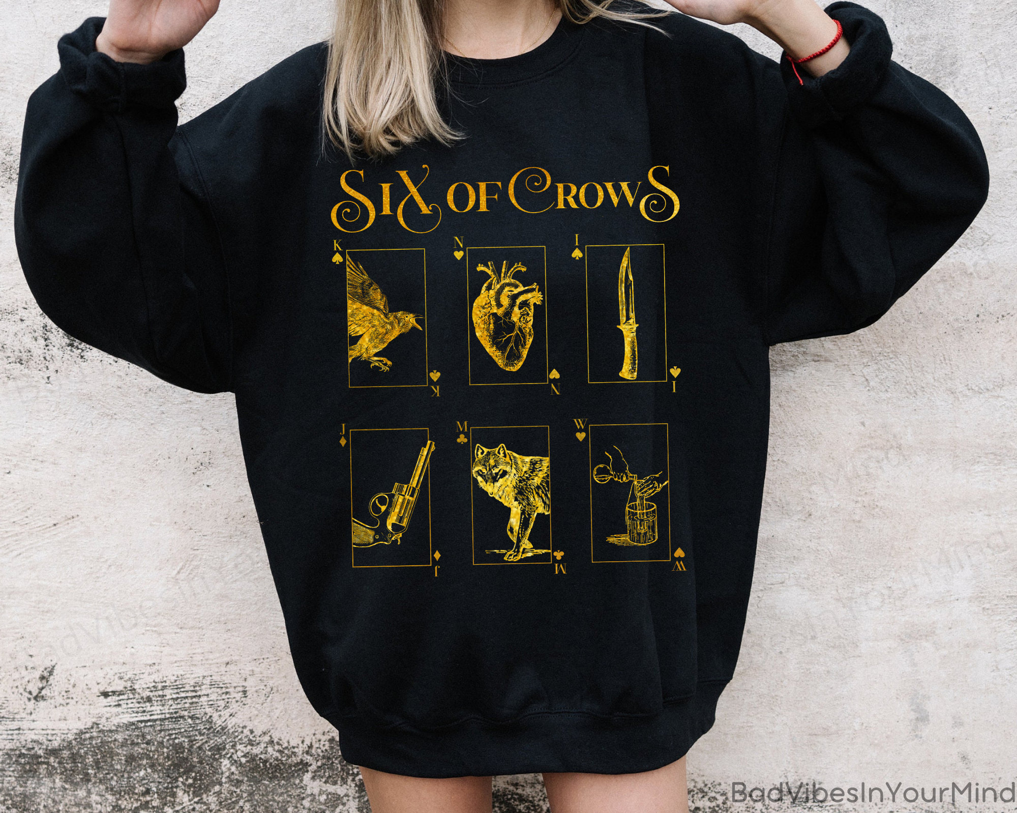 Six of Crows Sweatshirt, Kaz Brekker Shirt, Crooked Kingdom, Book ...