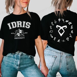 Idris University Sweatshirt Shirt, Shadow, Bookish Shirt, City of Bones ...