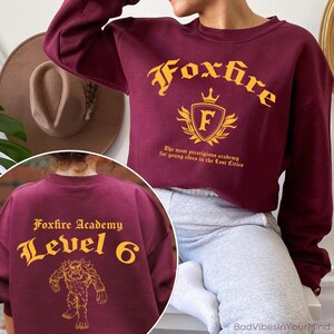 CUSTOM Foxfire Academy Sweatshirt, Kotlc Shirt, Bookish Shirt, Team ...