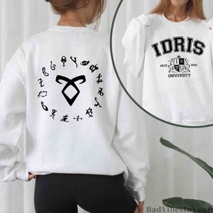 Idris University Sweatshirt Shirt, Shadow, Bookish Shirt, City of Bones ...