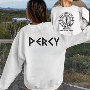 Custom Name Percy Jackson 2-sided Sweatshirt Hoodie T-shirt ...