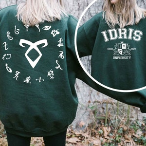 Idris University Sweatshirt Shirt, Shadow, Bookish Shirt, City of Bones ...