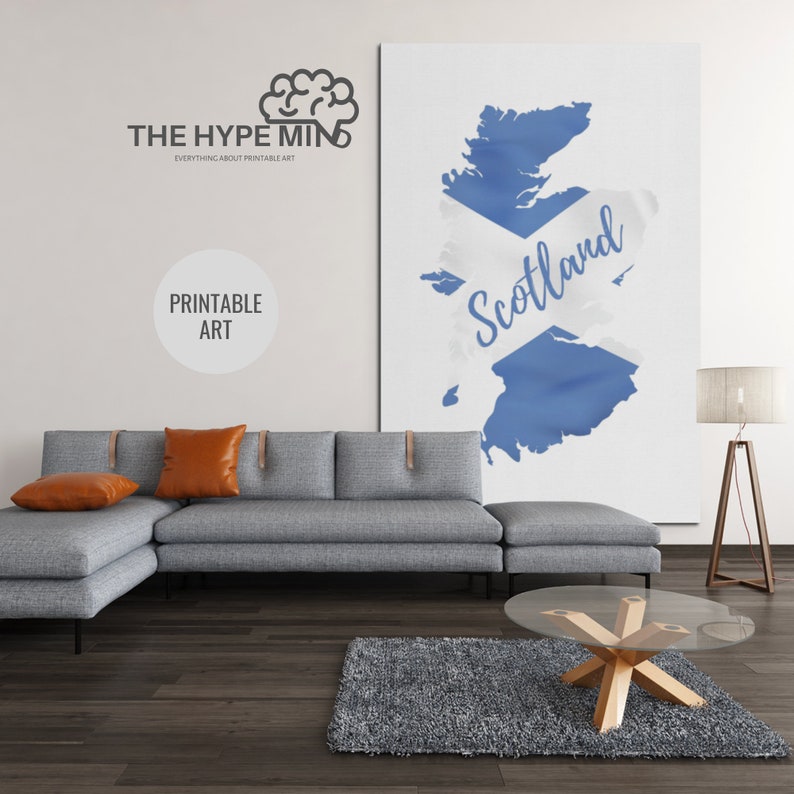 Printable Scotland Map With Cities (digital Download) - Etsy