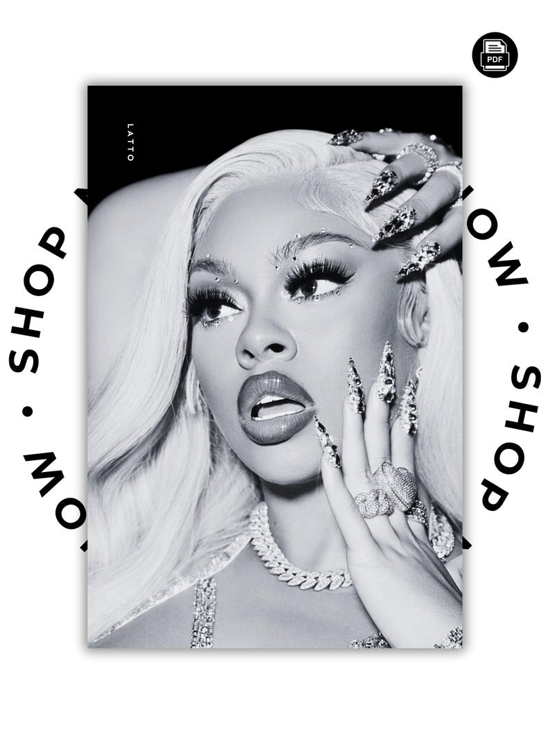Rapper: Downloadable Wall Art Poster (5 PDF Sizes Included) - Etsy