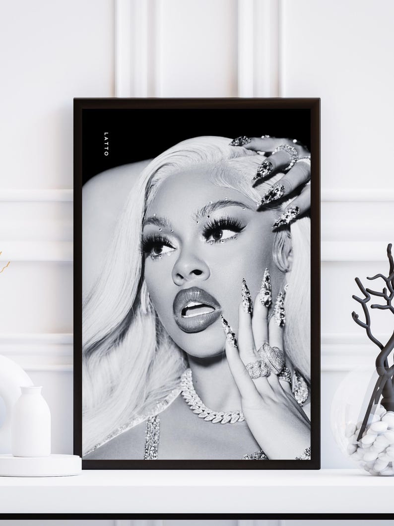 Rapper: Downloadable Wall Art Poster (5 PDF Sizes Included) - Etsy