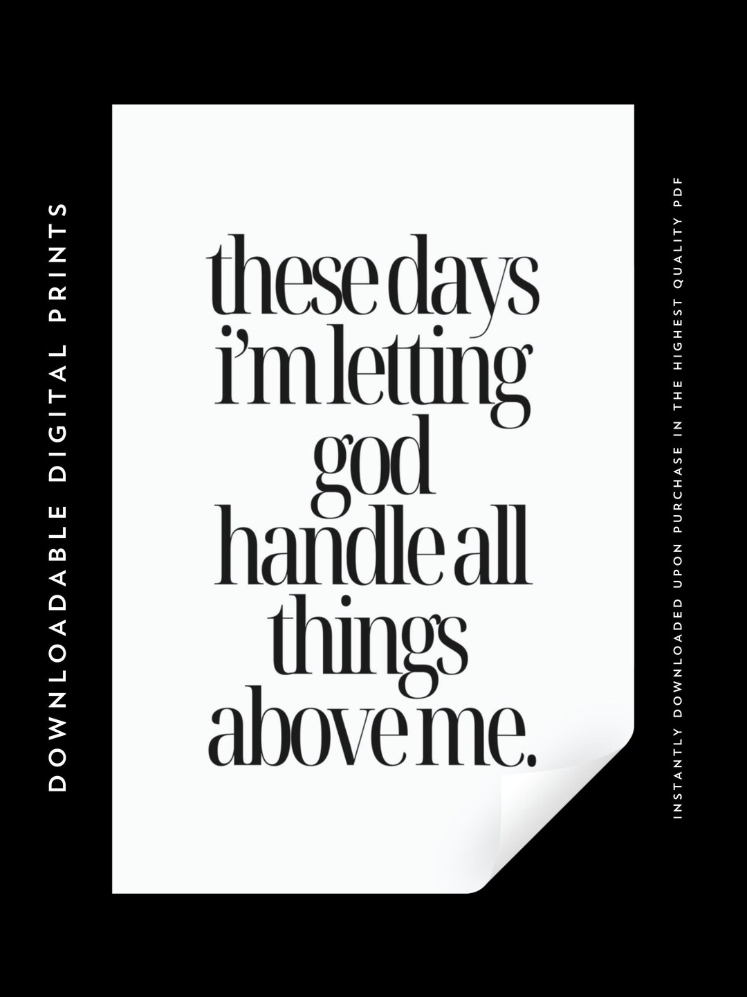 All Things Above Me Printable Wall Art | Soft Life™ Affirmation Prints ...