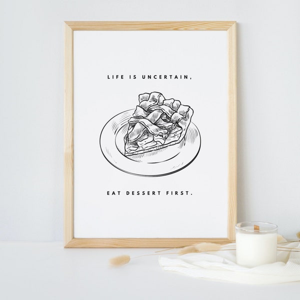Eat Dessert First - Etsy