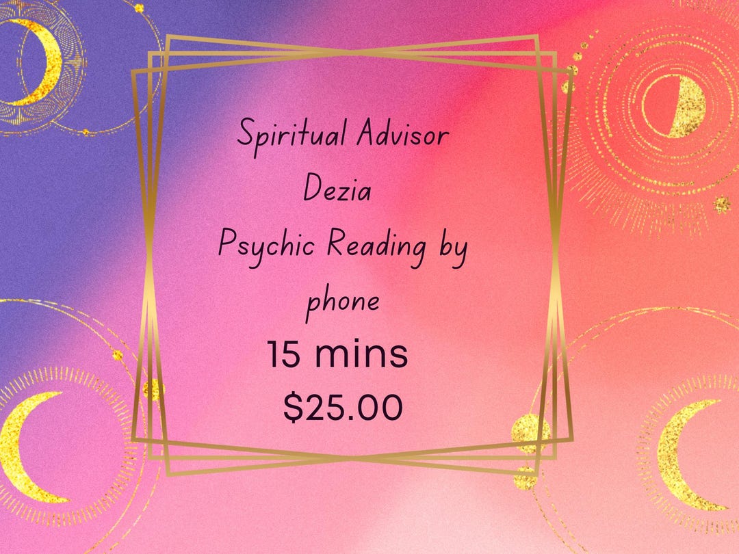 Phone Psychic Reading Profound Insight No Tools Fifteen Minutes - Etsy