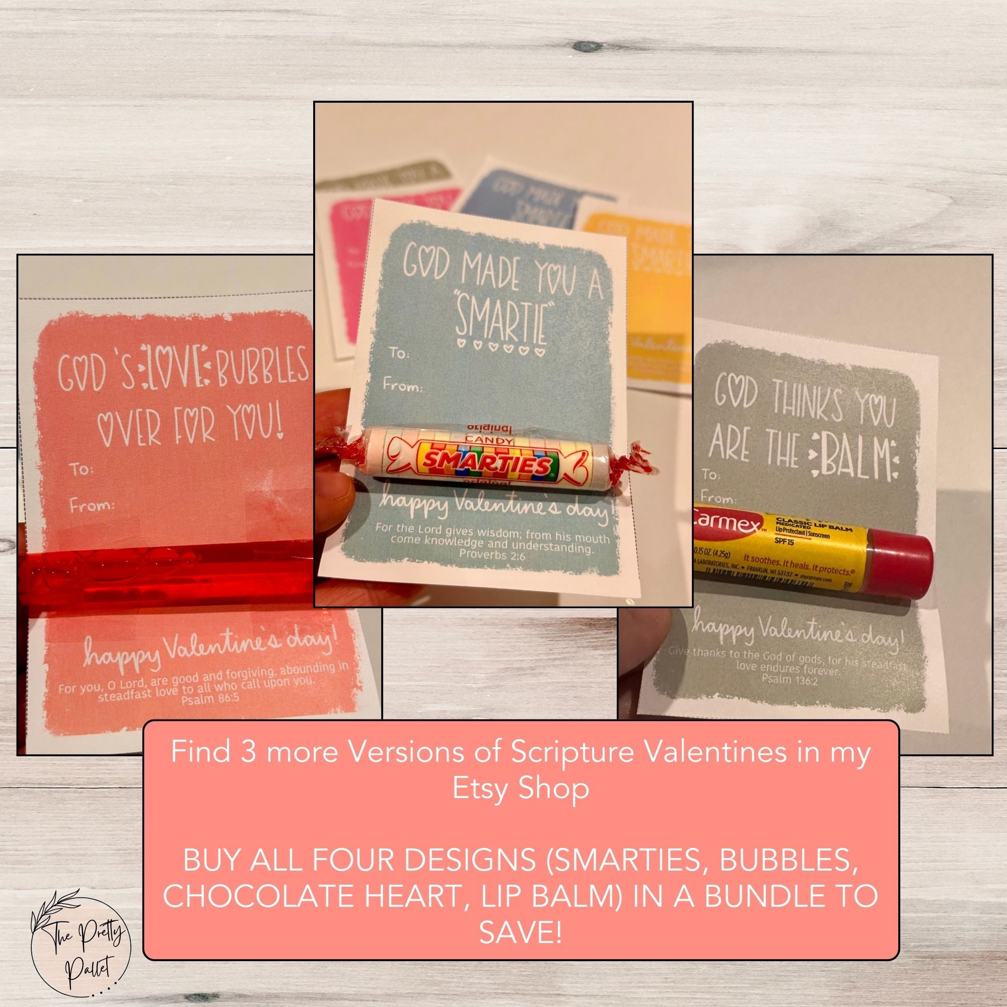 Printable Heart Valentine | Christian Cards | DIY DIGITAL DOWNLOAD ...