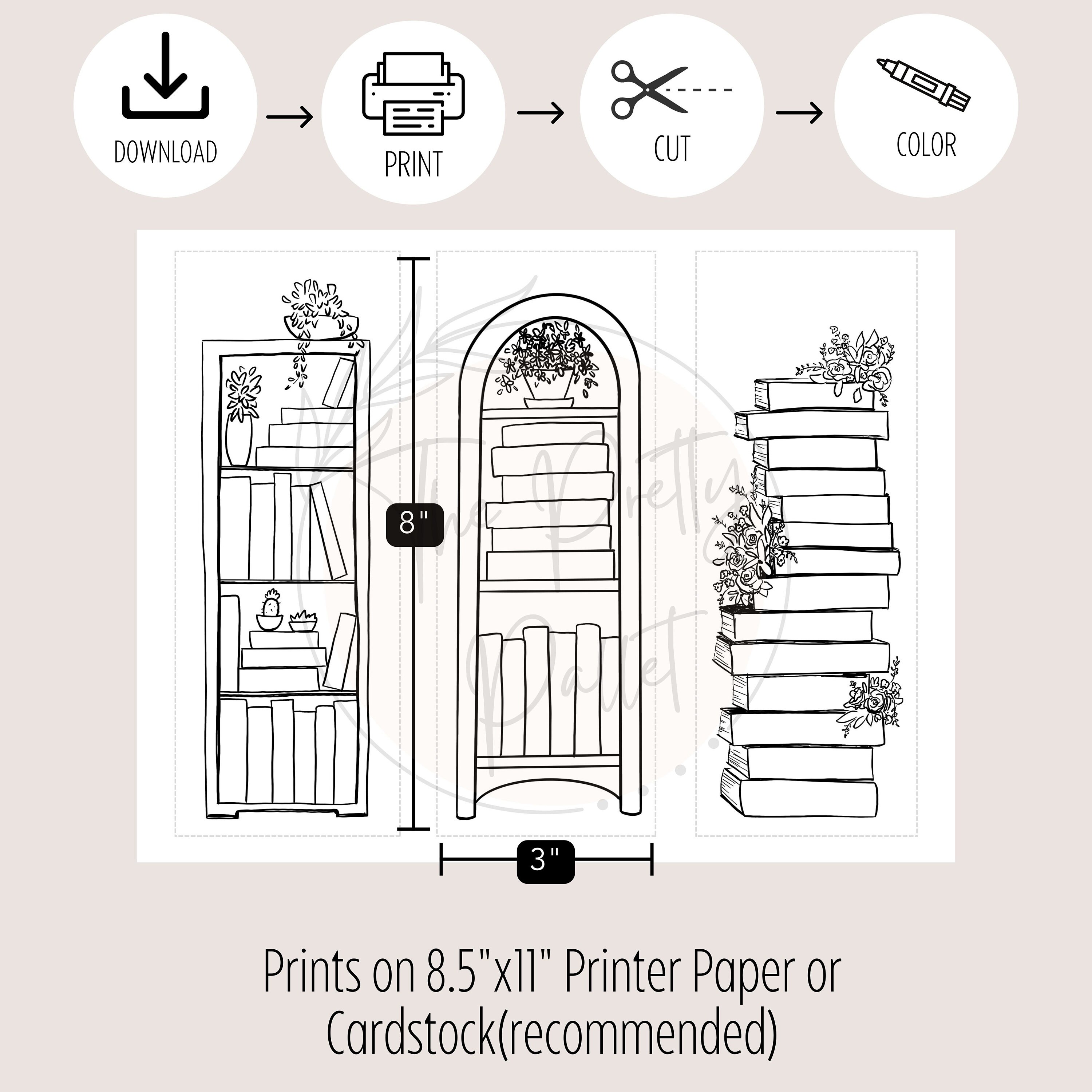 Printable Book Log | Bookmark Printable | Book Lovers | Bookworm ...