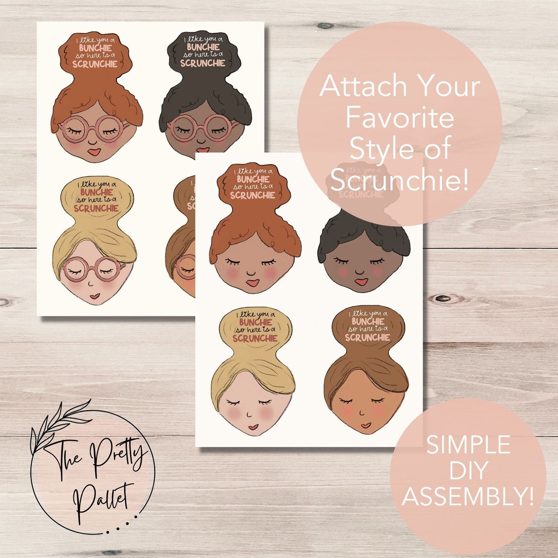 Printable Valentine Cards Party Favor DIY DIGITAL DOWNLOAD Valentine's ...