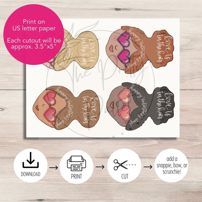 Printable Snappie Valentine Cards | DIY DIGITAL DOWNLOAD| Valentine's ...