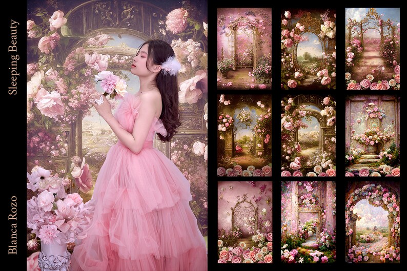 Fine Art Textures 9, Photoshop Overlays, Floral Layer, Photo Editing ...