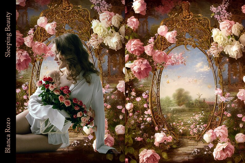 Fine Art Textures 9, Photoshop Overlays, Floral Layer, Photo Editing ...