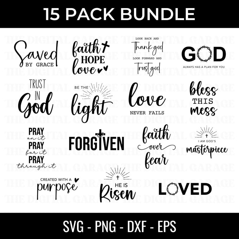 Religious Svg - Etsy