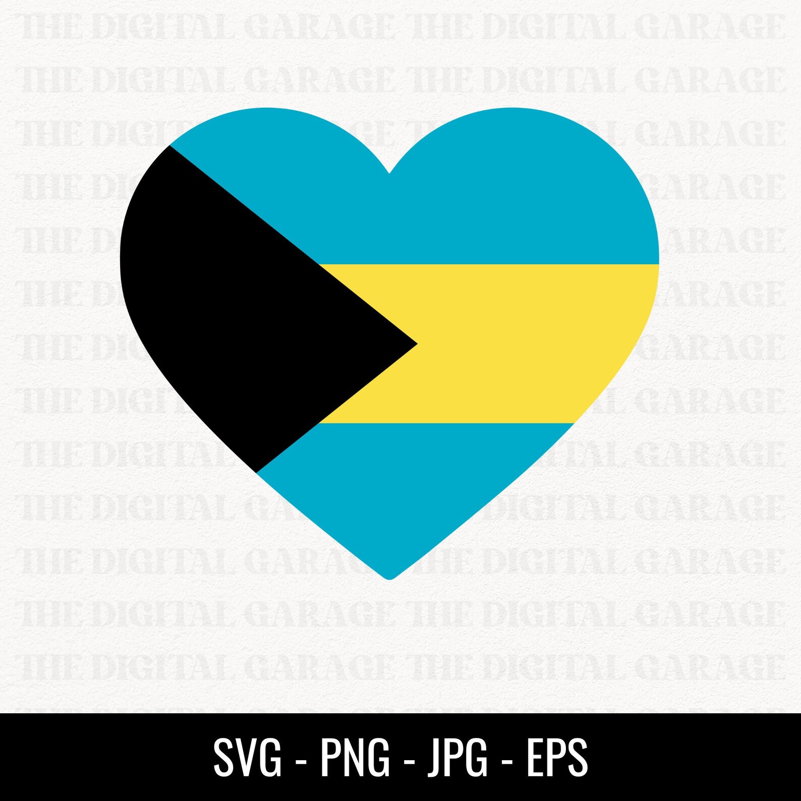 Bahamas Flag SVG PNG, Love Bahamas, Bahamas Svg, Bahamas Clipart ...