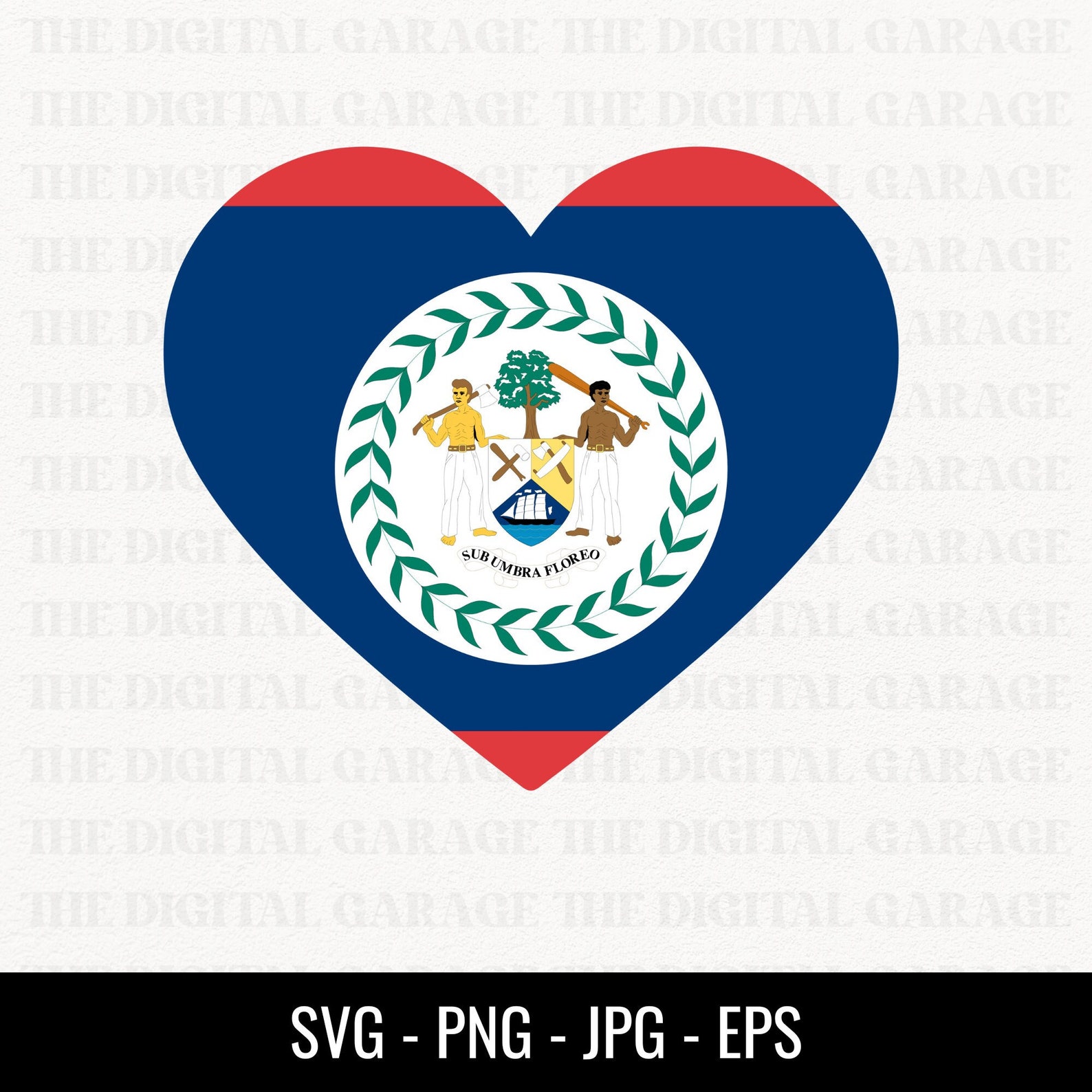 Belize Flag SVG PNG Love Belize Belize Svg Belize Clipart - Etsy