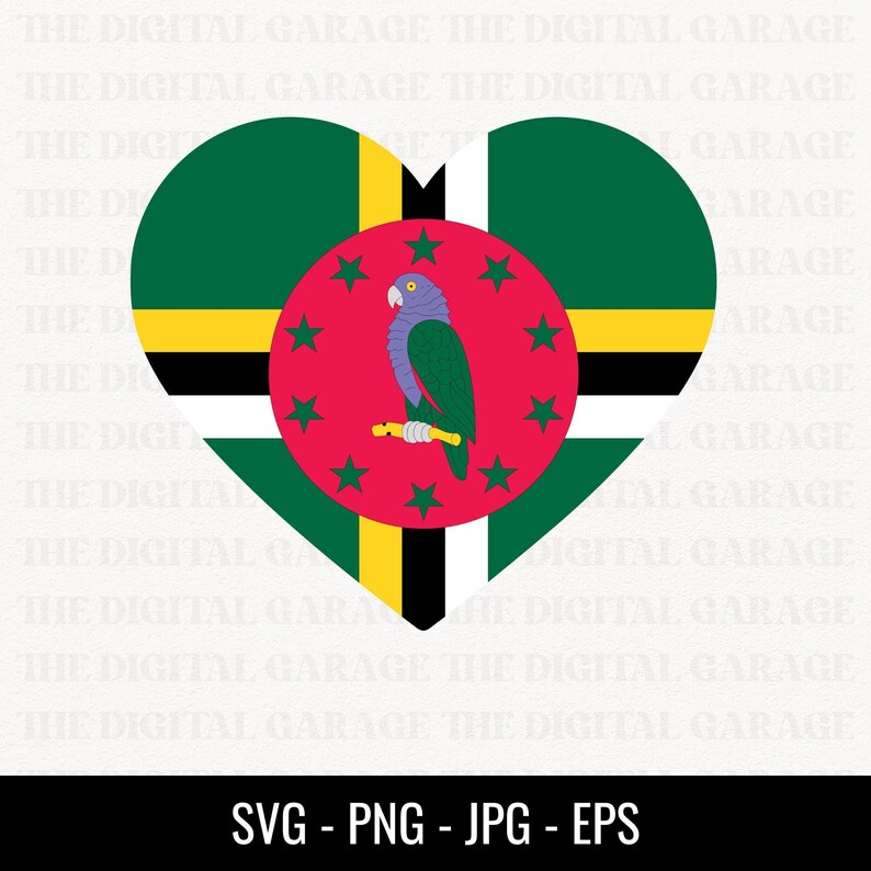 Dominica Flag SVG PNG, Love Dominica, Dominica Svg, Dominica Clipart ...