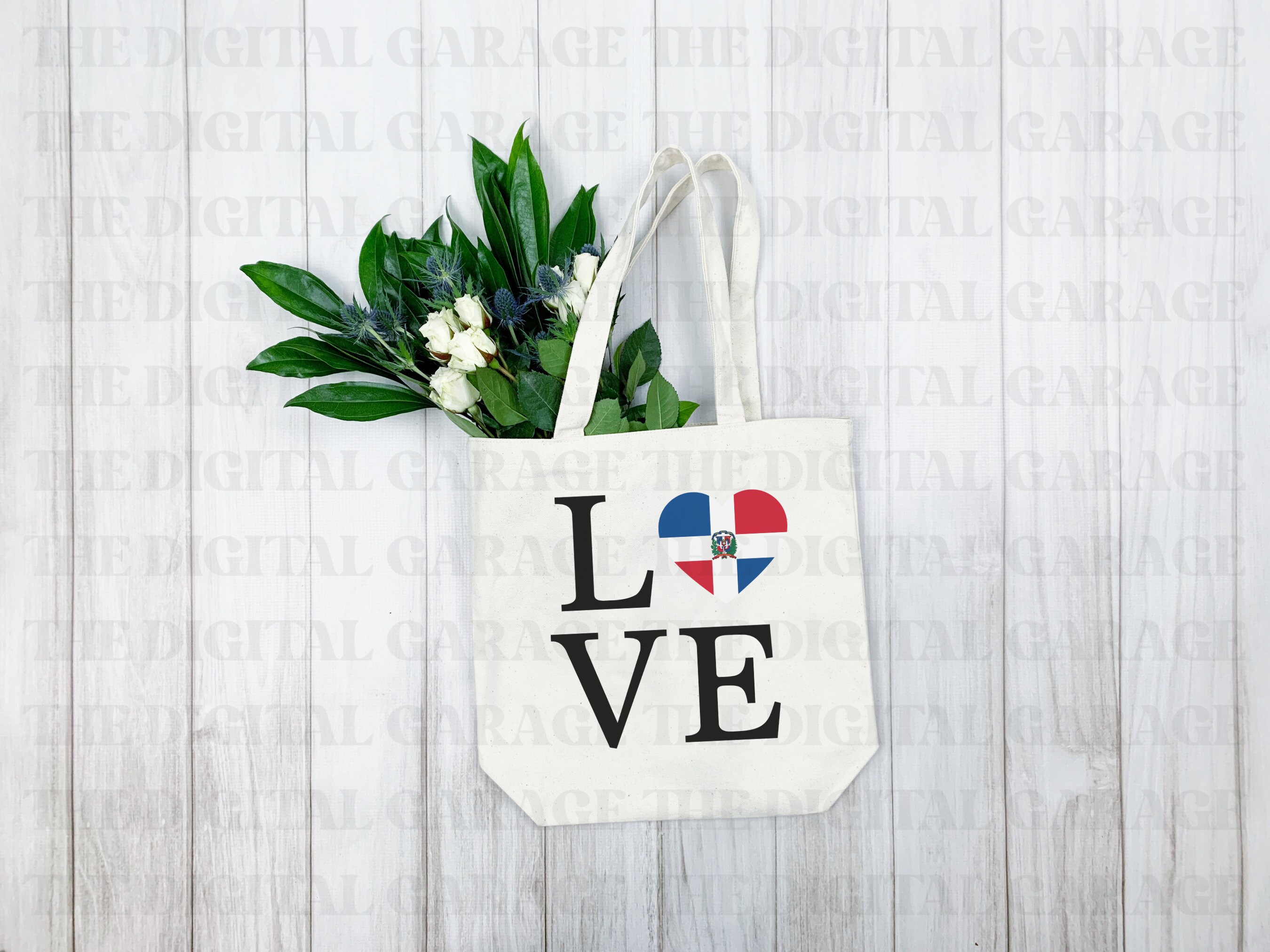 Dominican Republic Flag SVG PNG Dominican Republic Svg - Etsy